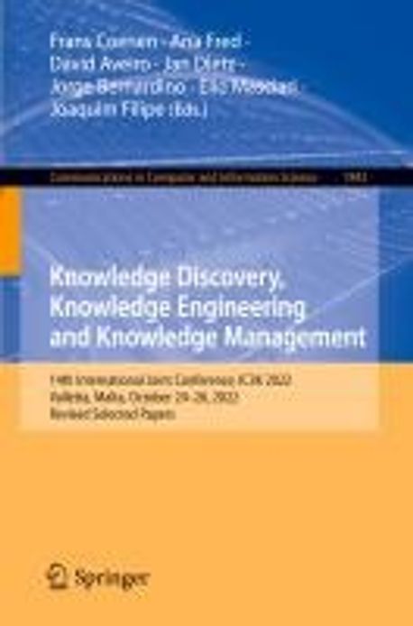 Knowledge Discovery, Knowledge Engineering and Knowledge Management | Coenen, Frans - 교보문고