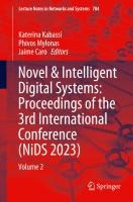Novel & Intelligent Digital Systems | Kabassi, Katerina - 교보문고