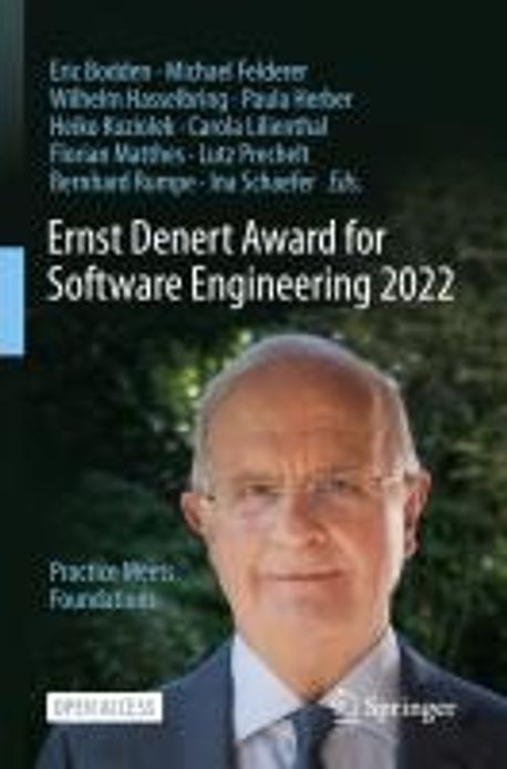 Ernst Denert Award for Software Engineering 2022 | Bodden, Eric - 교보문고