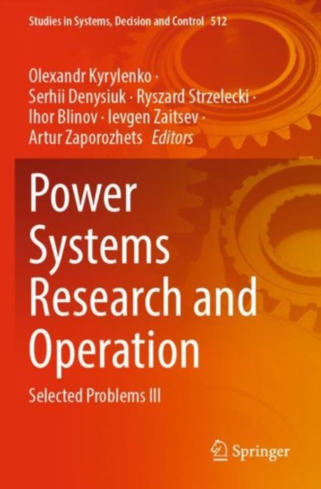 Power Systems Research and Operation | Kyrylenko, Olexandr - 교보문고