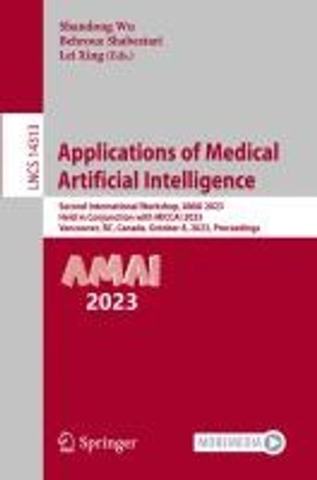 Applications of Medical Artificial Intelligence | Wu, Shandong - 교보문고