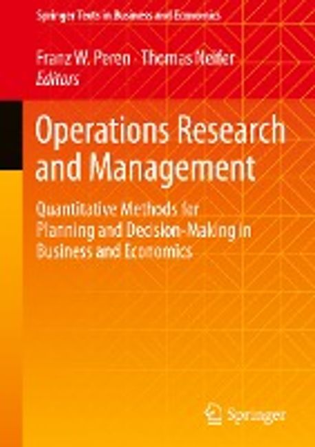 Operations Research and Management | Peren, Franz W. - 교보문고