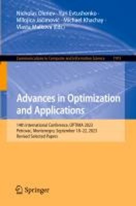 Advances in Optimization and Applications | Olenev, Nicholas - 교보문고