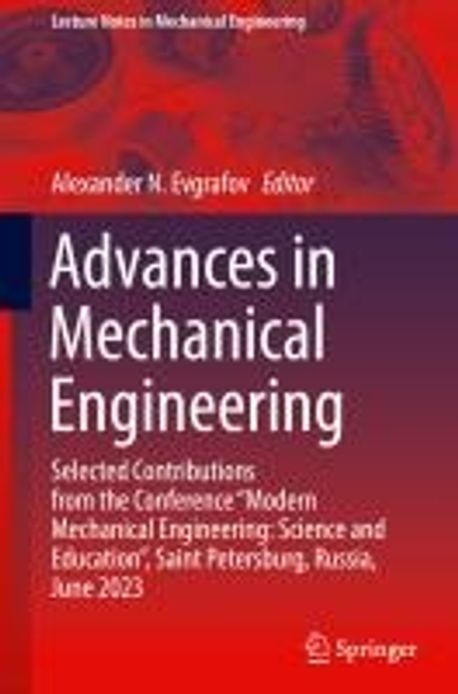 Advances in Mechanical Engineering | Evgrafov, Alexander N. - 교보문고