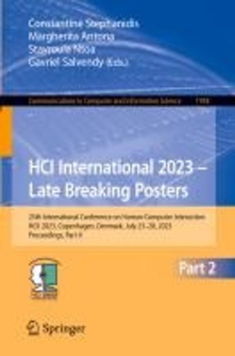 Hci International 2023 - Late Breaking Posters | Stephanidis ...