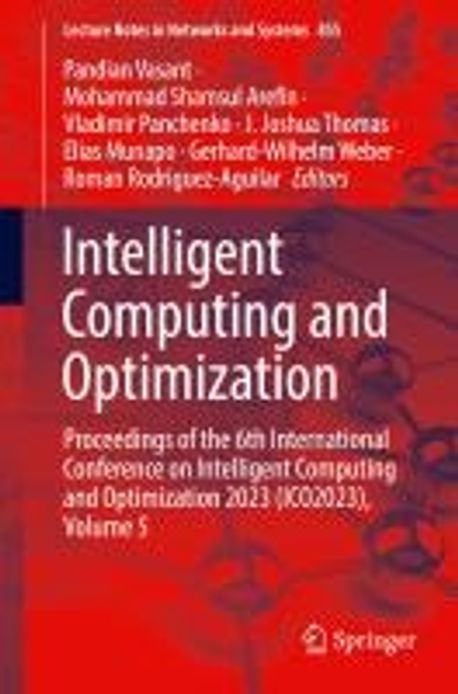 Intelligent Computing and Optimization | Vasant, Pandian - 교보문고