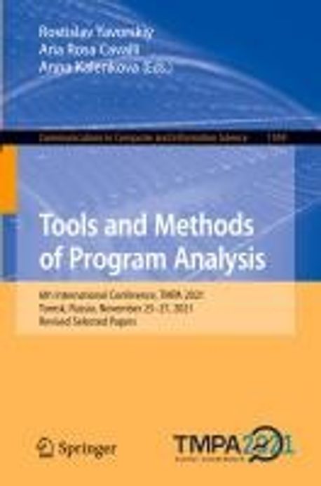 Tools and Methods of Program Analysis | Yavorskiy, Rostislav - 교보문고