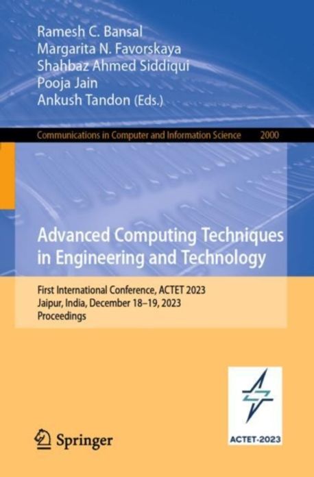 Advanced Computing Techniques in Engineering and Technology | Bansal ...