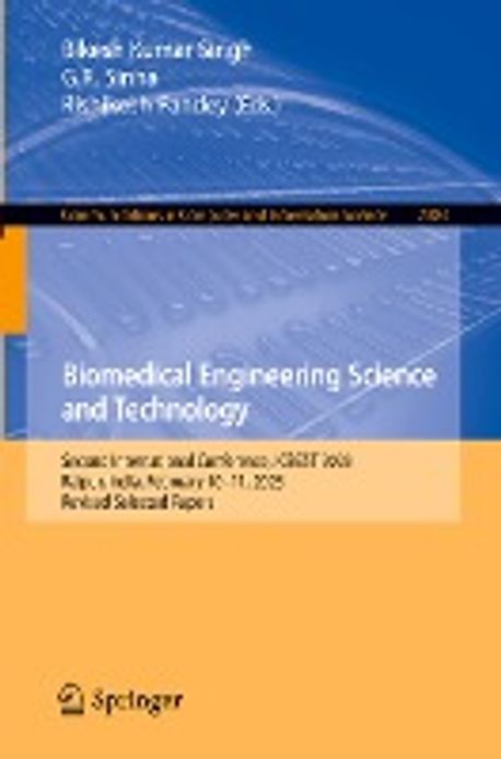Biomedical Engineering Science and Technology | Singh, Bikesh Kumar - 교보문고