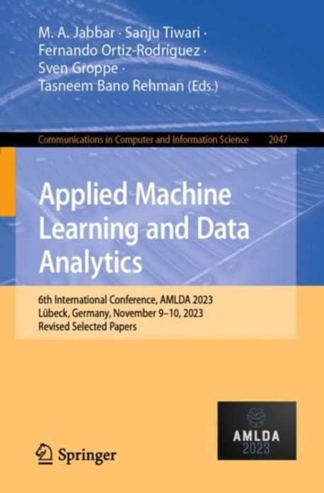 Applied Machine Learning and Data Analytics | Jabbar, M. A. - 교보문고