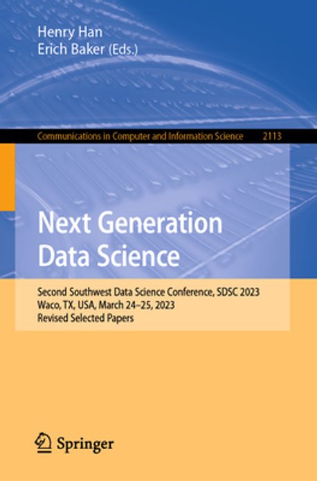 Next Generation Data Science | Baker, Erich - 교보문고
