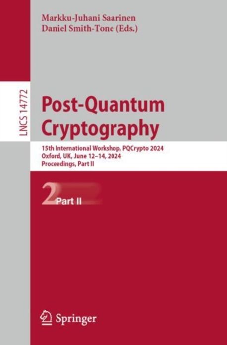 Post-Quantum Cryptography | Smith-Tone, Daniel - 교보문고