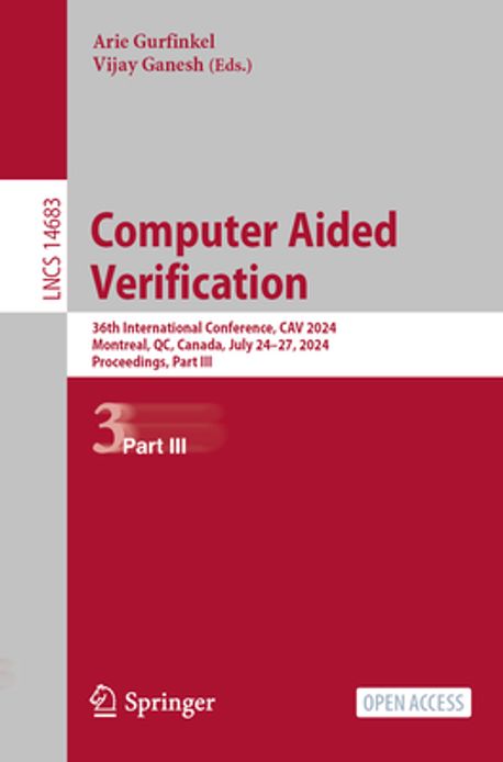Computer Aided Verification | Gurfinkel, Arie - 교보문고