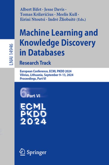Machine Learning and Knowledge Discovery in Databases | Bifet, Albert - 교보문고