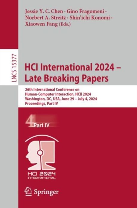 Hci International 2024 - Late Breaking Papers | Chen, Jessie Y. C. - 교보문고