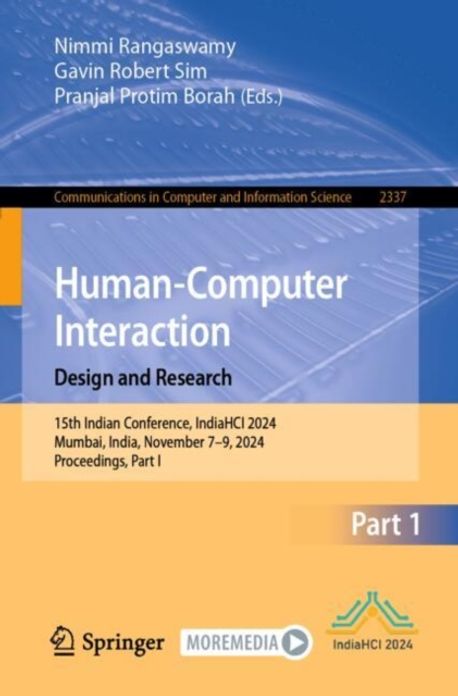 Human-Computer Interaction. Design and Research | Rangaswamy, Nimmi - 교보문고