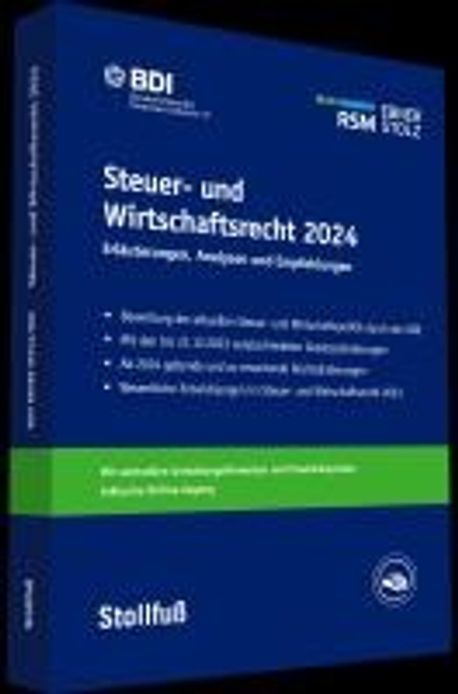Steuer- und Wirtschaftsrecht 2024 | Bdi, Unternehmen - 교보문고