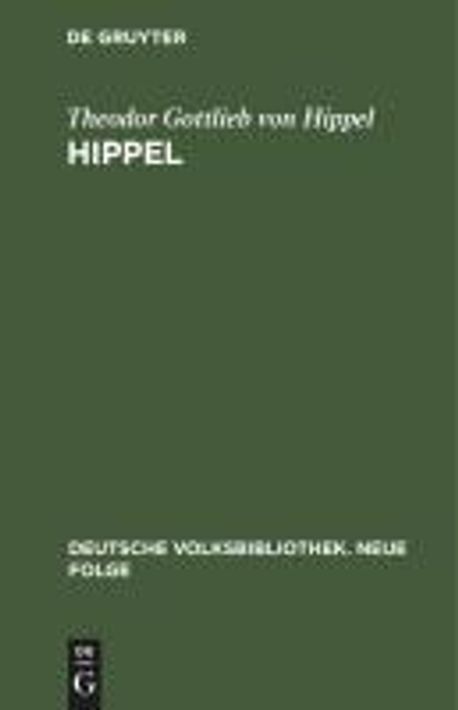 Hippel | Hippel, Theodor Gottlieb Von - 교보문고