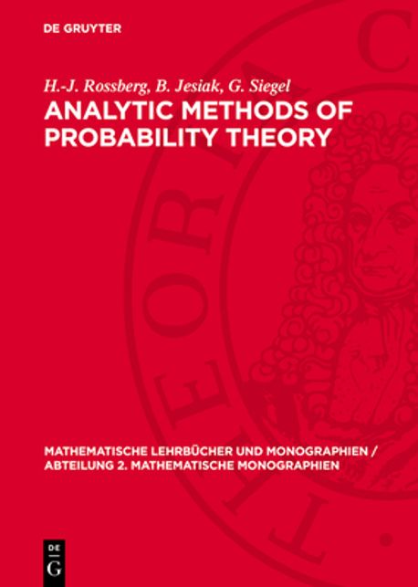Analytic Methods of Probability Theory | Rossberg, H. -J - 교보문고