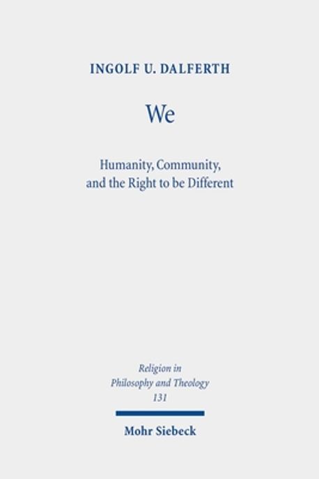 We | Dalferth, Ingolf U. - 교보문고