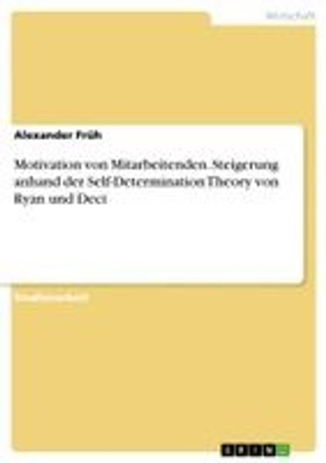 Motivation von Mitarbeitenden. Steigerung anhand der Self-Determination ...