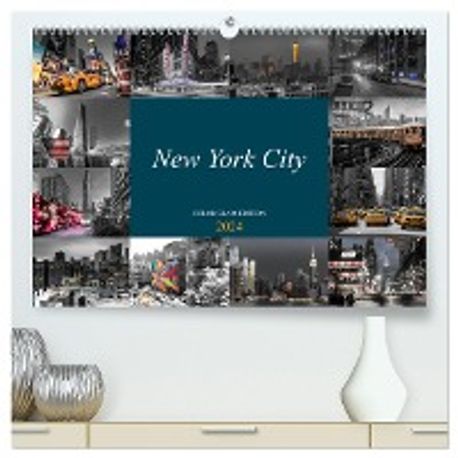 New York City - Color Glam Edition (hochwertiger Premium Wandkalender ...