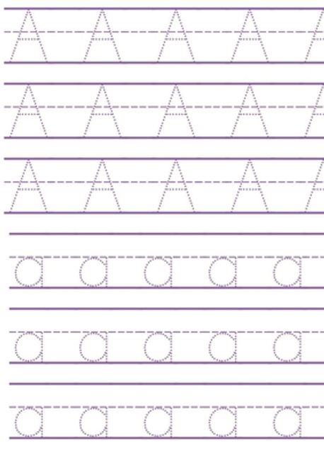 Oppgavebok for å spore ABC-bokstaver for barn: laere å skrive alfabetet ...
