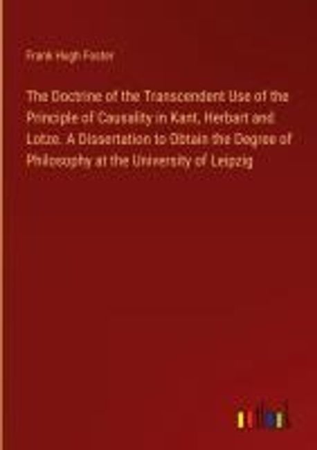 The Doctrine of the Transcendent Use of the Principle of Causality in ...