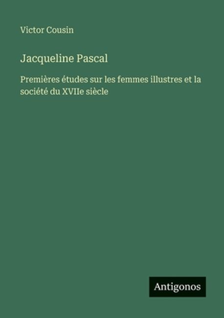 Jacqueline Pascal | Cousin, Victor - 교보문고