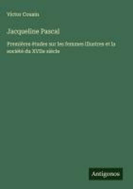 Jacqueline Pascal | Cousin, Victor - 교보문고