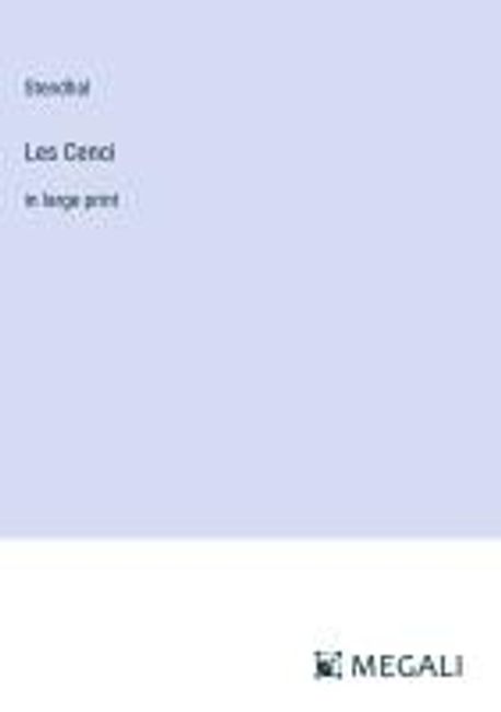 Les Cenci | Stendhal - 교보문고