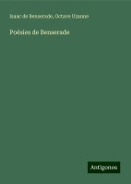 Poesies de Benserade | Benserade, Isaac De - 교보문고