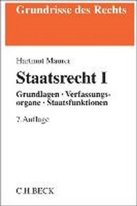 Staatsrecht I | Hartmut Maurer - 교보문고