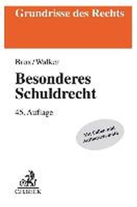 Besonderes Schuldrecht | Brox, Hans - 교보문고