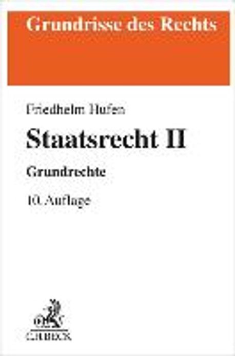 Staatsrecht II | Hufen, Friedhelm - 교보문고