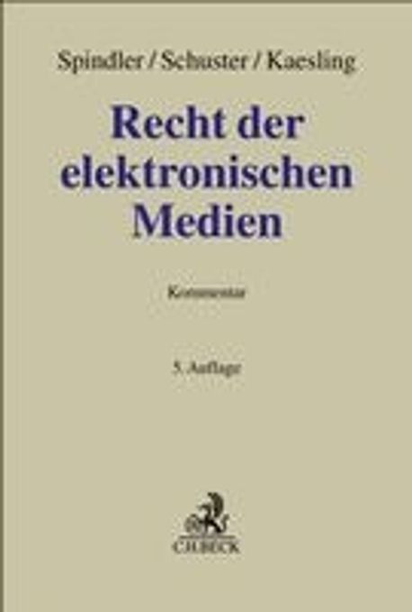 Recht der elektronischen Medien | Spindler, Gerald - 교보문고