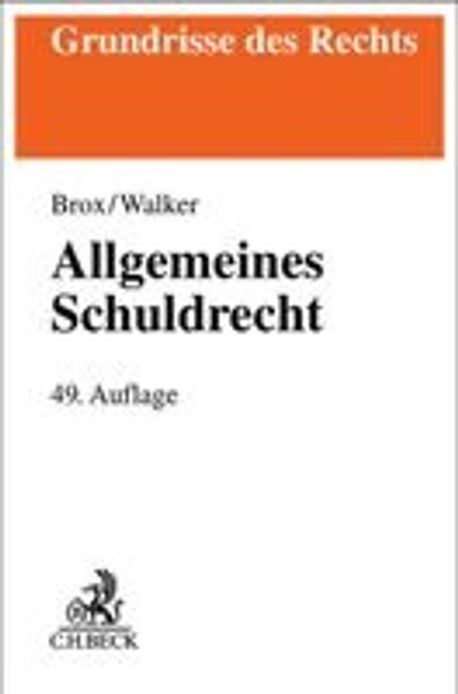 Allgemeines Schuldrecht | Brox, Hans - 교보문고