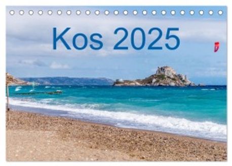 Kos 2025 (Tischkalender 2025 DIN A5 quer), CALVENDO Monatskalender | O. Schueller und Elke ...