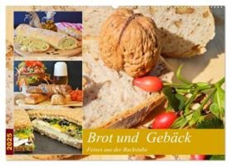 Brot und Gebaeck. Feines aus der Backstube (Wandkalender 2025 DIN A2 ...