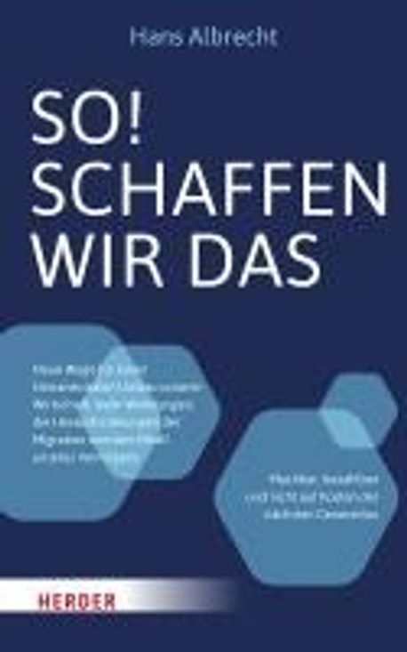 So! Schaffen wir das | Albrecht, Hans - 교보문고