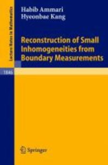 Reconstruction of Small Inhomogeneities from Boundary Measurements ...