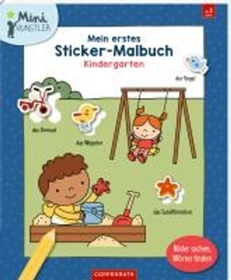 Mein erstes Sticker-Malbuch: Kindergarten | de Leijgraaf, Deborah van ...