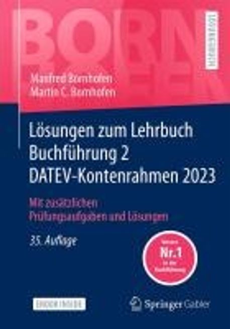Loesungen zum Lehrbuch Buchfuehrung 2 DATEV-Kontenrahmen 2023 | Bornhofen, Manfred - 교보문고
