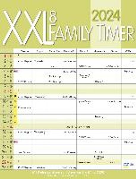 XXL Family Timer 8 2024 | Korsch, Verlag - 교보문고