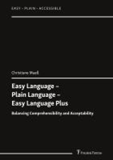 Easy Language ? Plain Language ? Easy Language Plus | Maass, Christiane - 교보문고