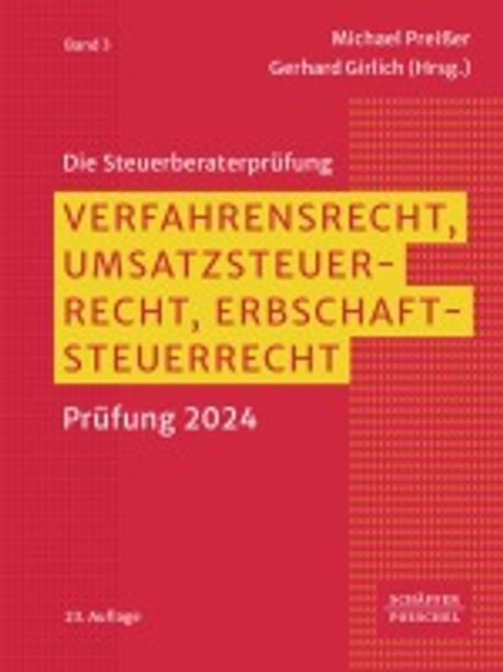 Verfahrensrecht, Umsatzsteuerrecht, Erbschaftsteuerrecht | Preisser, Michael - 교보문고