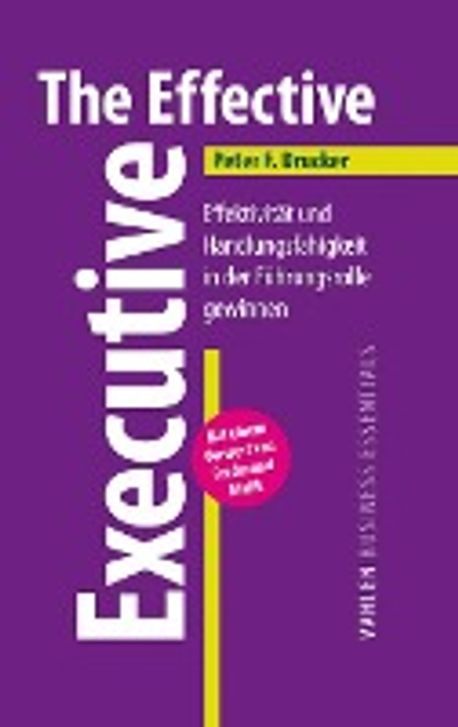 The Effective Executive | Peter F. Drucker - 교보문고