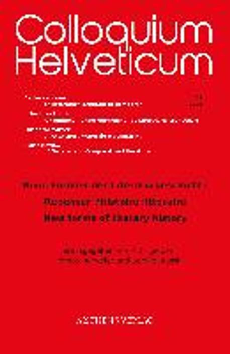 Neue Formen der Literaturgeschichte | Hunkeler, Thomas - 교보문고