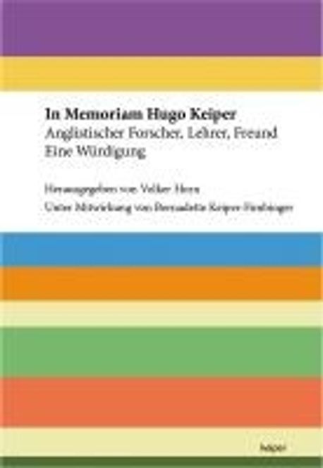 In Memoriam Hugo Keiper | Horn, Volker - 교보문고