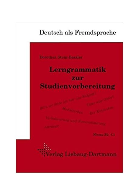 DSH-Lerngrammatik zur Studienvorbereitung | Liebaug-Dartmann, Verlag - 교보문고